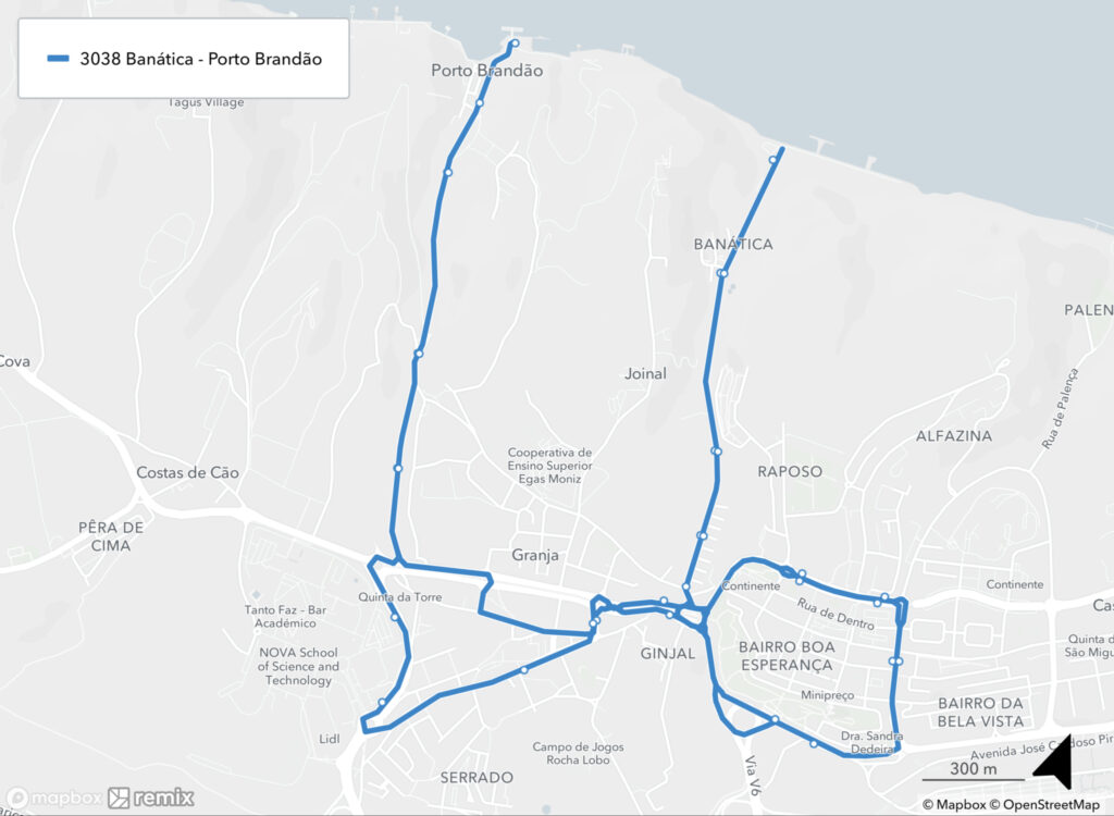 Nova linha da Carris Metropolitana entre Porto Brandão e Banática ...