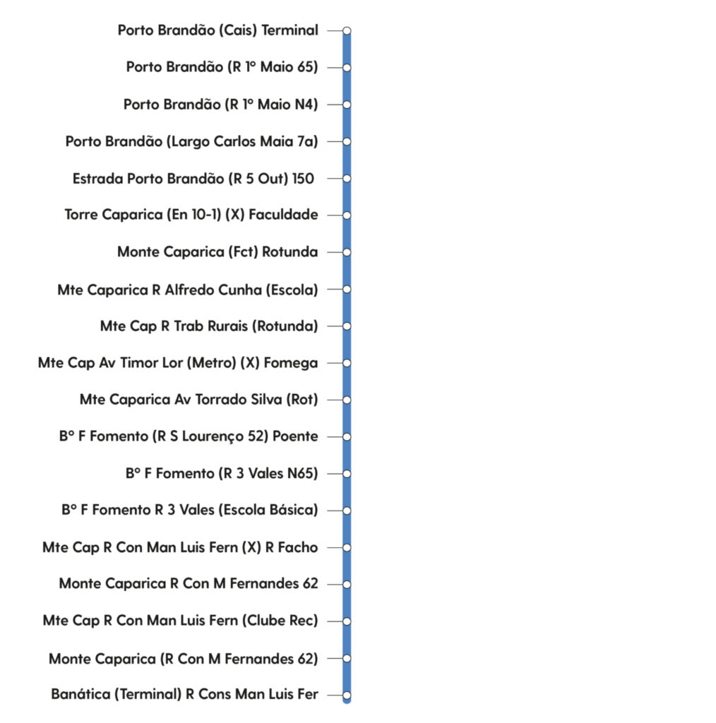 Nova linha da Carris Metropolitana entre Porto Brandão e Banática ...
